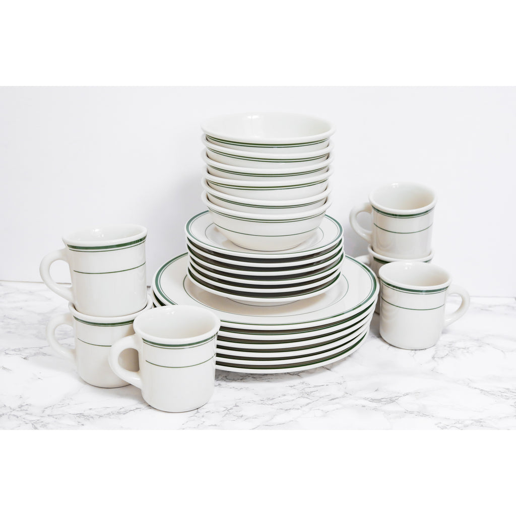 Green Bay Dinnerware Set (Service for 6) – Tuxton Home